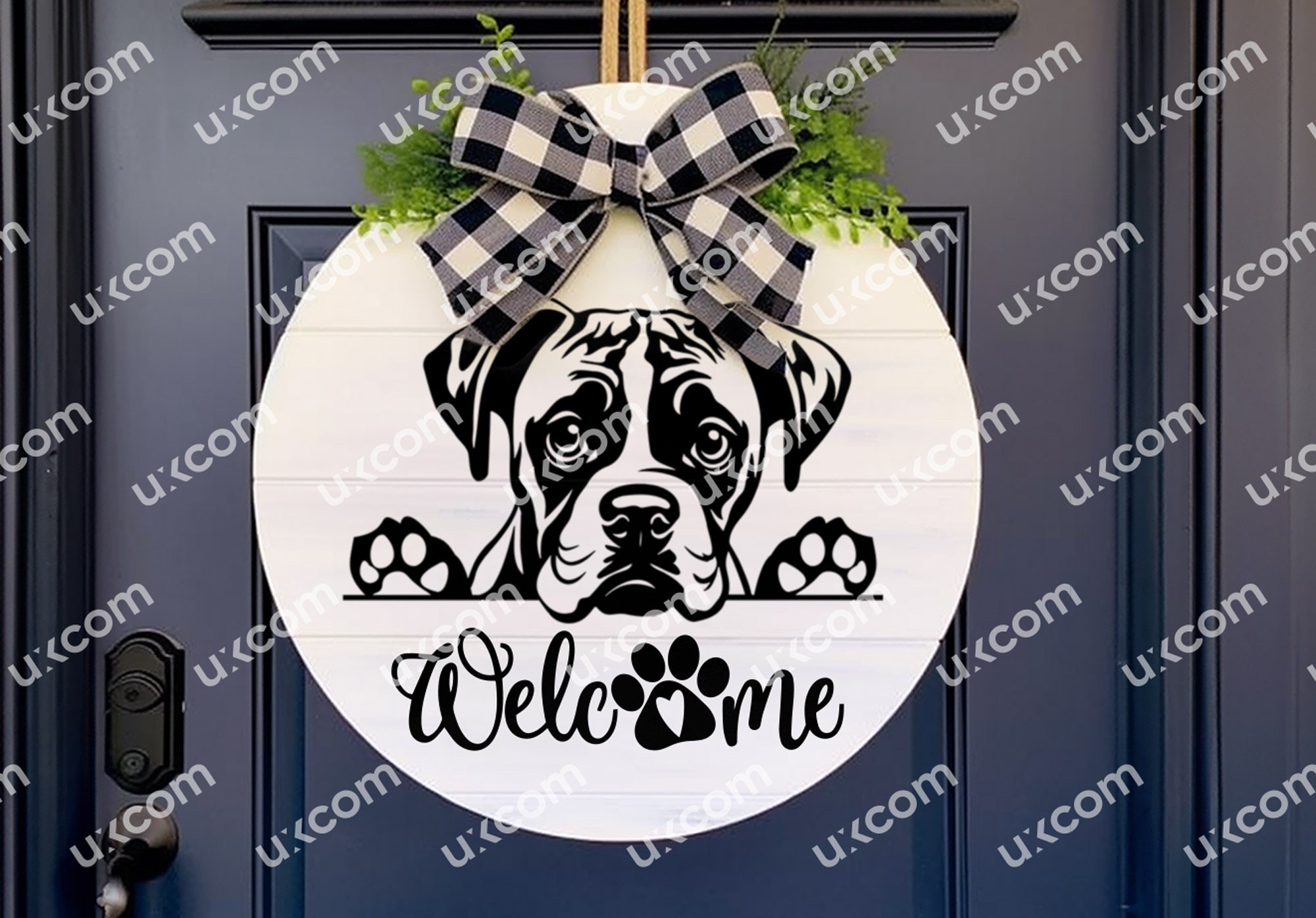 Boxer Peeking Svg Cute Boxer Svg Dog Boxer Breed Commercial Canine ...