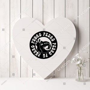 Pedro Pedro Raccoon Svg Funny Raccoon Tshirt Design Pedro Svg ...