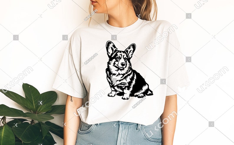 Corgi SVG 5 Cute Corgi Set Bundle Corgi Dog Breed Pedigree Canine ...
