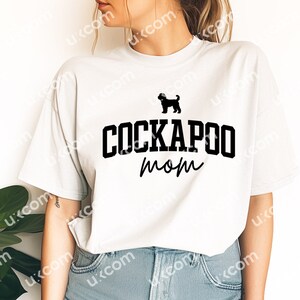 Cockapoo Mom Svg Cockapoo SVG Commercial Tshirt Design Cockapoo CNC Dxf ...