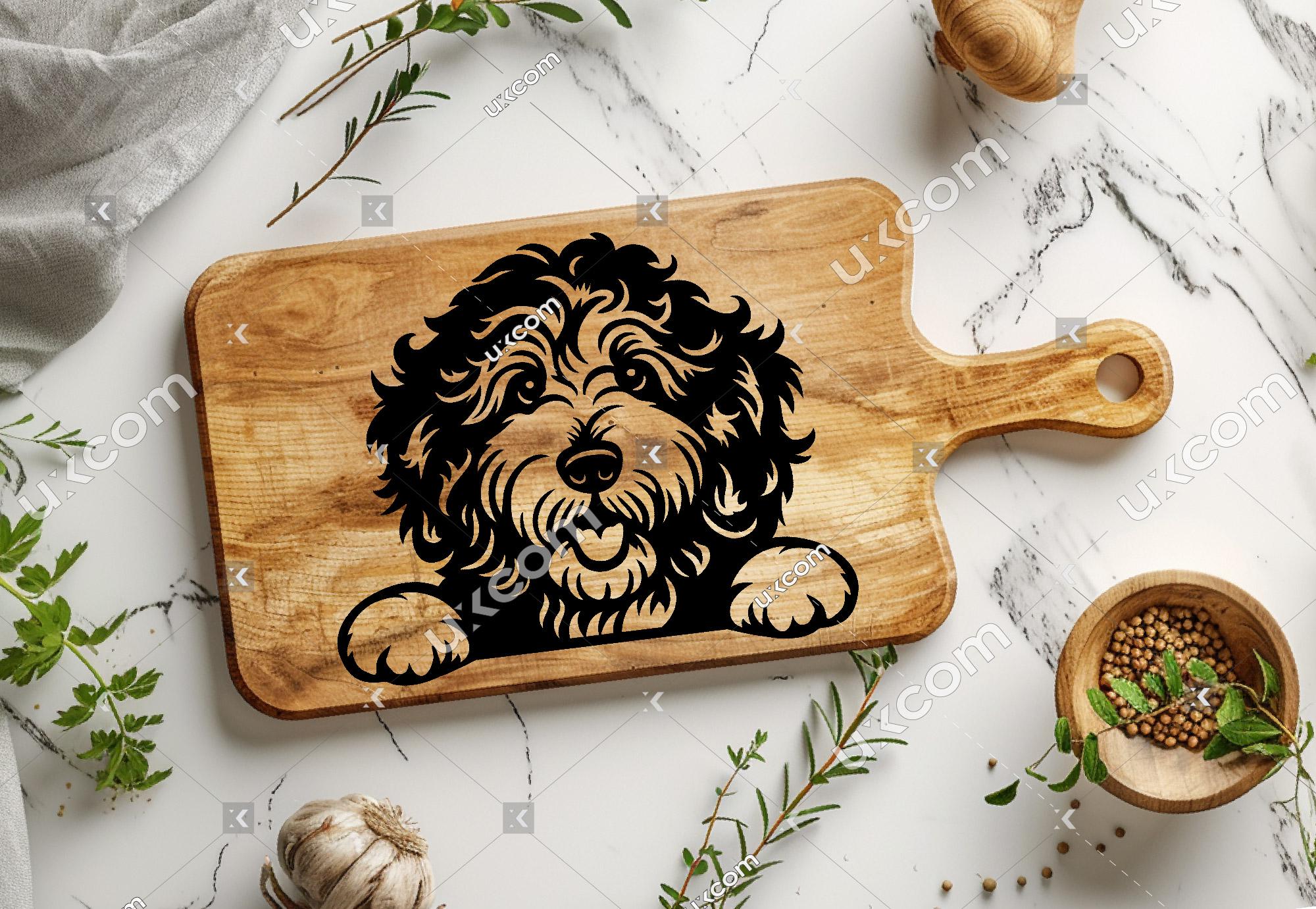 Sheepadoodle Peeking Happy Sheepadoodle Svg Commercial Cutesheepadoodle ...