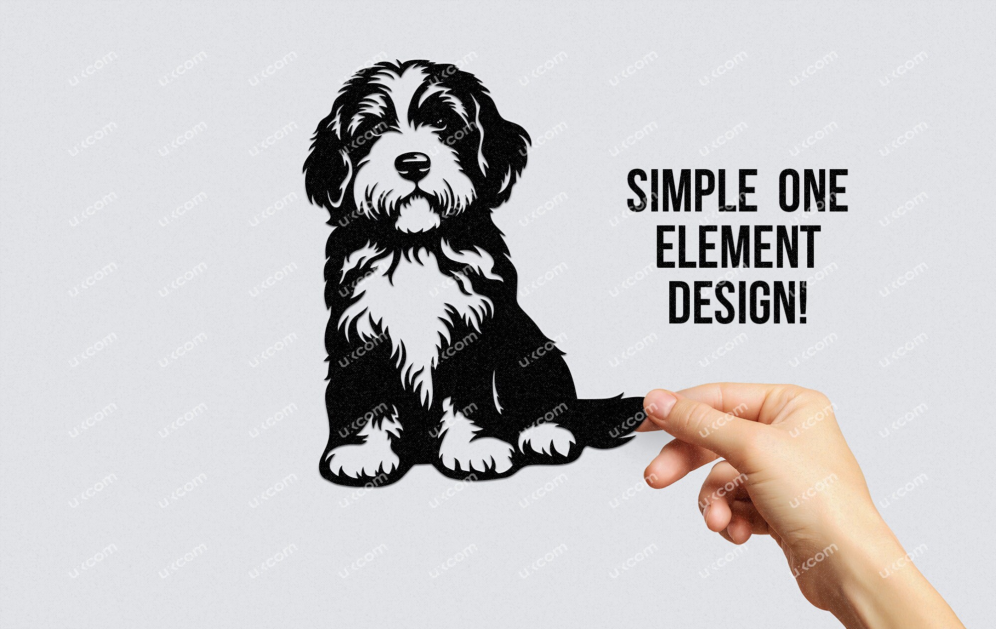 Bernedoodle Svg Happy Bernedoodle Set 3 Commercial Cute Bernedoodle ...