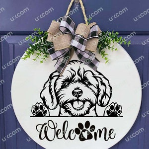 Cavapoo Peeking Dog Commercial Cavoodle Mom Cute Cavapoo SVG PNG EPS ...