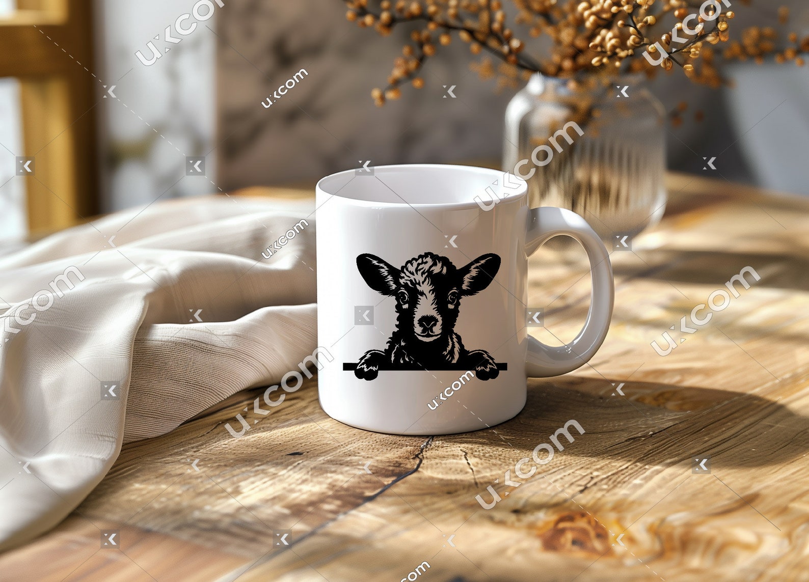 Lamb Svg Peeking Lamb Cricut Easter Cut File Sheep Commercial CNC Svg ...