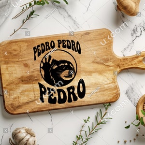 Pedro Pedro Raccoon Svg Funny Raccoon Tshirt Design Pedro Svg ...