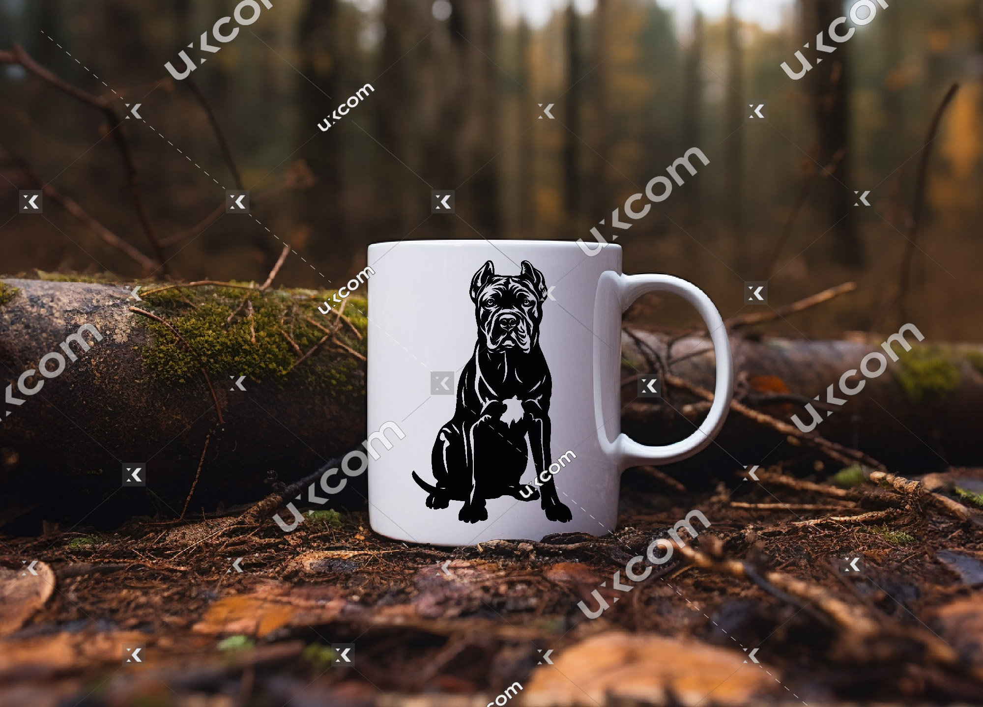Cane Corso Svg Corso Peeking Dog 3 Cane Corsoset Breed Commercial Dog ...