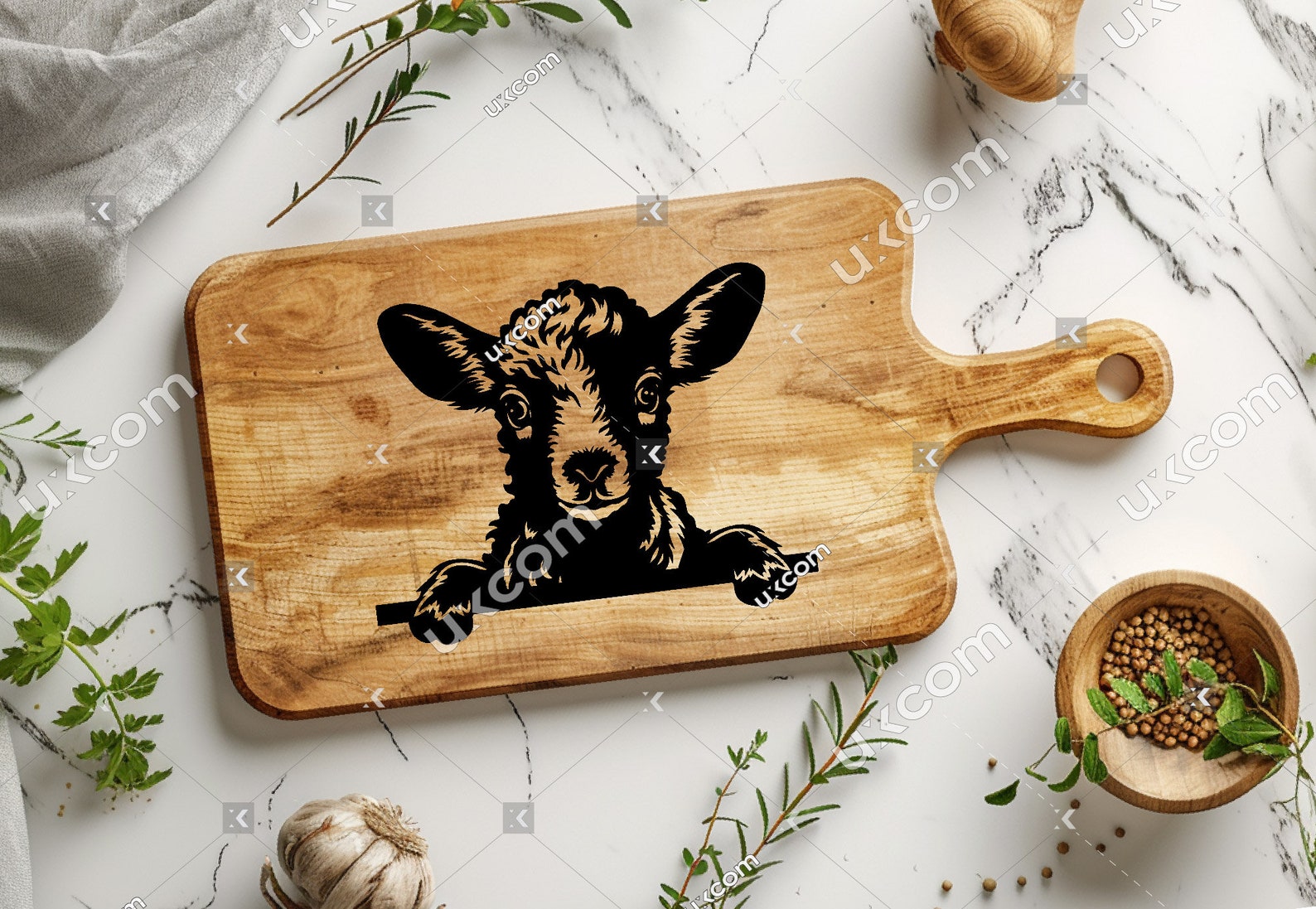 Lamb Svg Peeking Lamb Cricut Easter Cut File Sheep Commercial CNC Svg ...