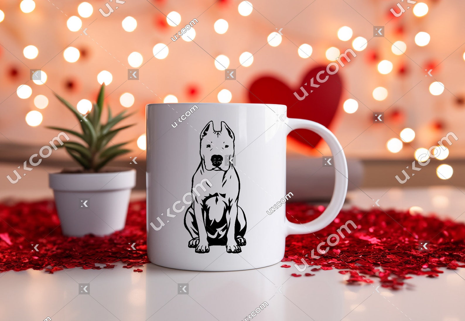 Dogo Argentino Svg Peeking Dogo Argentino Laser Cut File Breed Pedigree ...