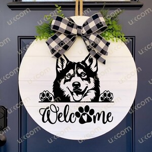 Siberian Husky Peeking Dog Svg Husky Mom Husky Cricut Commercial Breed ...