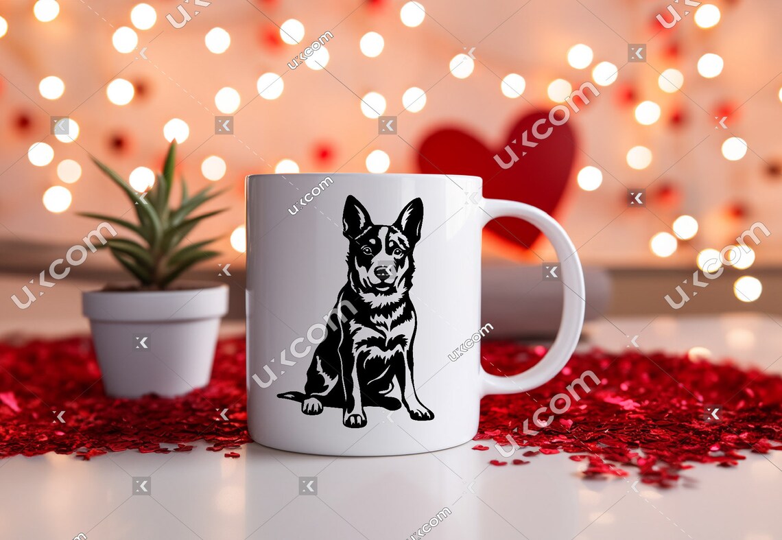 Australian Cattle Dog Svg Peeking Cute Blue Heeler Set Bundle 3 Blue ...