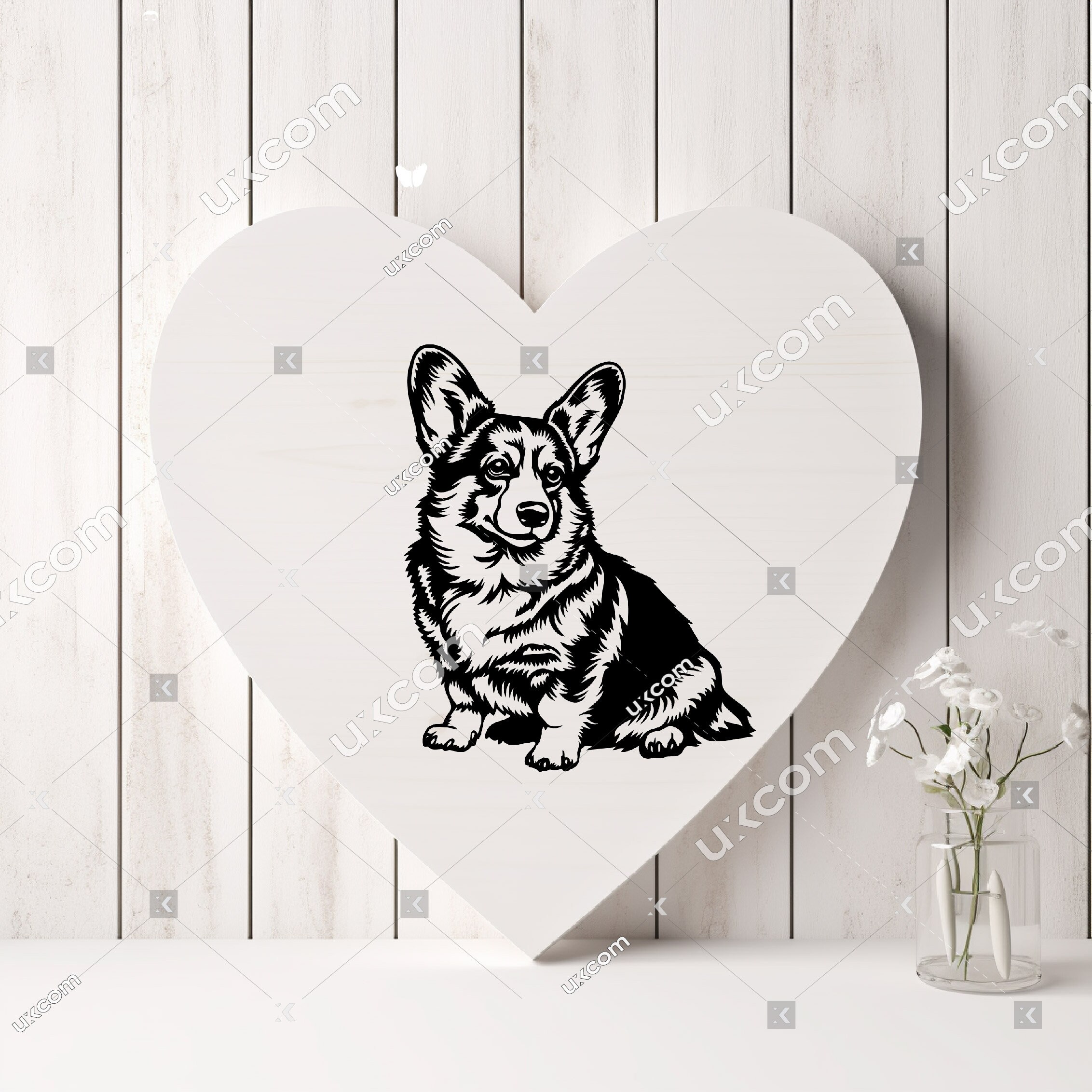 Corgi SVG 5 Cute Corgi Set Bundle Corgi Dog Breed Pedigree Canine ...
