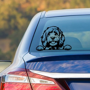 Cavapoo Peeking Dog Happy Cockapoo SVG Commercial Doodle Cavoodle CNC ...