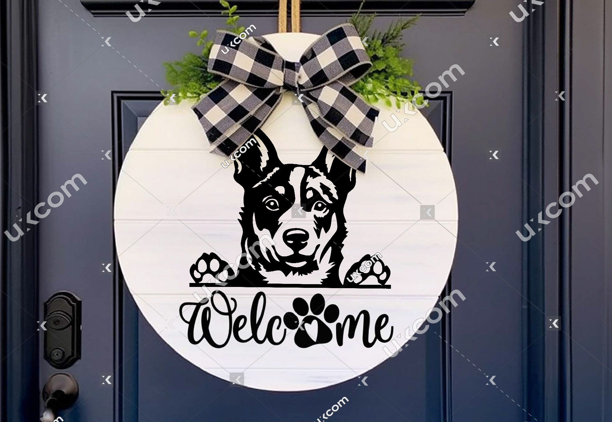 Australian Cattle Dog Svg Peeking Dog Blue Heeler Breed Commercial Mom ...