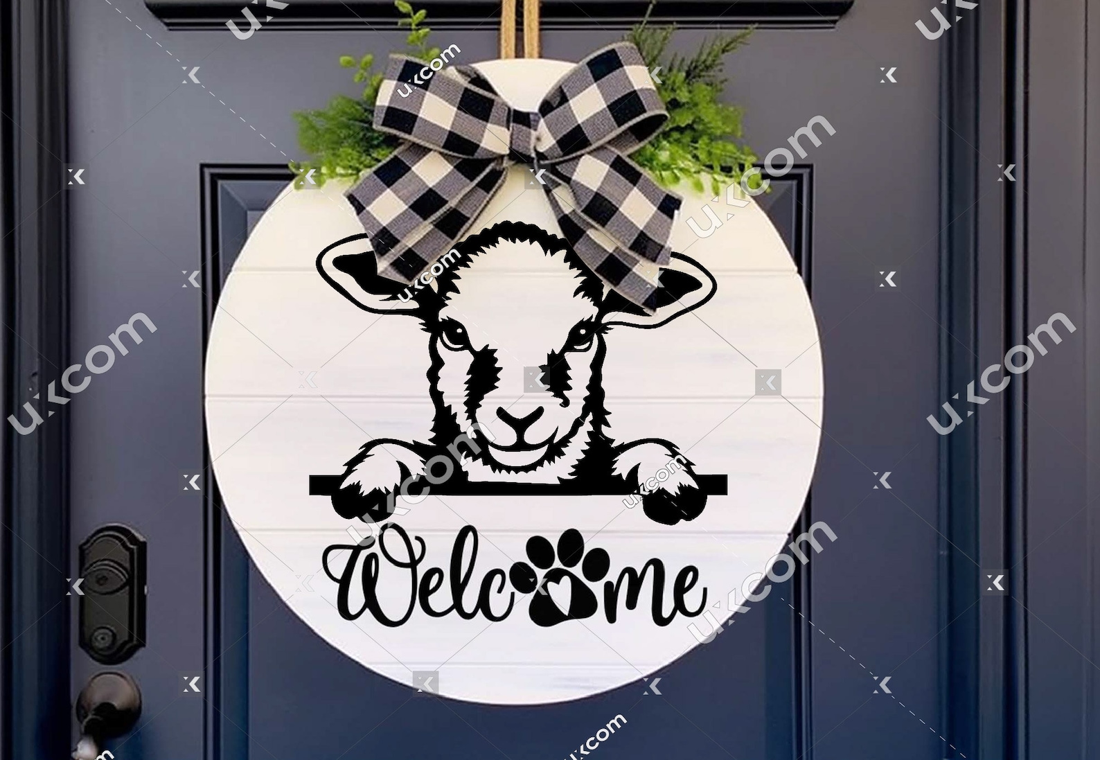 Lamb Svg Peeking Lamb Cricut Easter Cut File Sheep Commercial CNC Svg ...