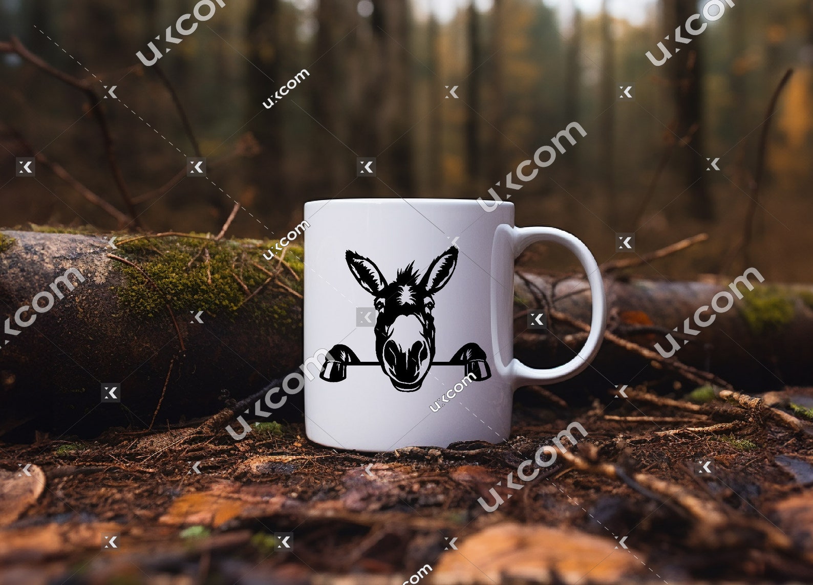 Donkey Svg Peeking Donkey Cricut Cut File Funny Donkey Commercial Eps ...