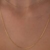 14k Solid Gold Chain Necklace, Gold Snake Chain, Gold Herringbone Chain ...