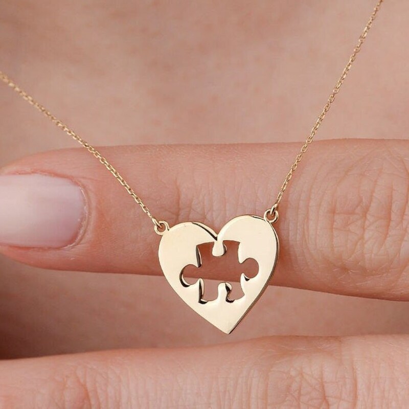 Puzzle Necklace - Etsy