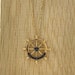 14k Gold Ship Wheel Necklace, Rudder Pendant, Nautical Necklace, Sea ...