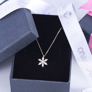 14k Solid Gold Drop Necklace, Gold Minimalist Necklace, Tiny Drop Charm ...