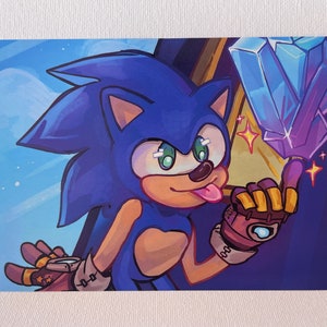 Sonic Prime Print || 4x6 Inch Print Sonic the Hedgehog - Etsy