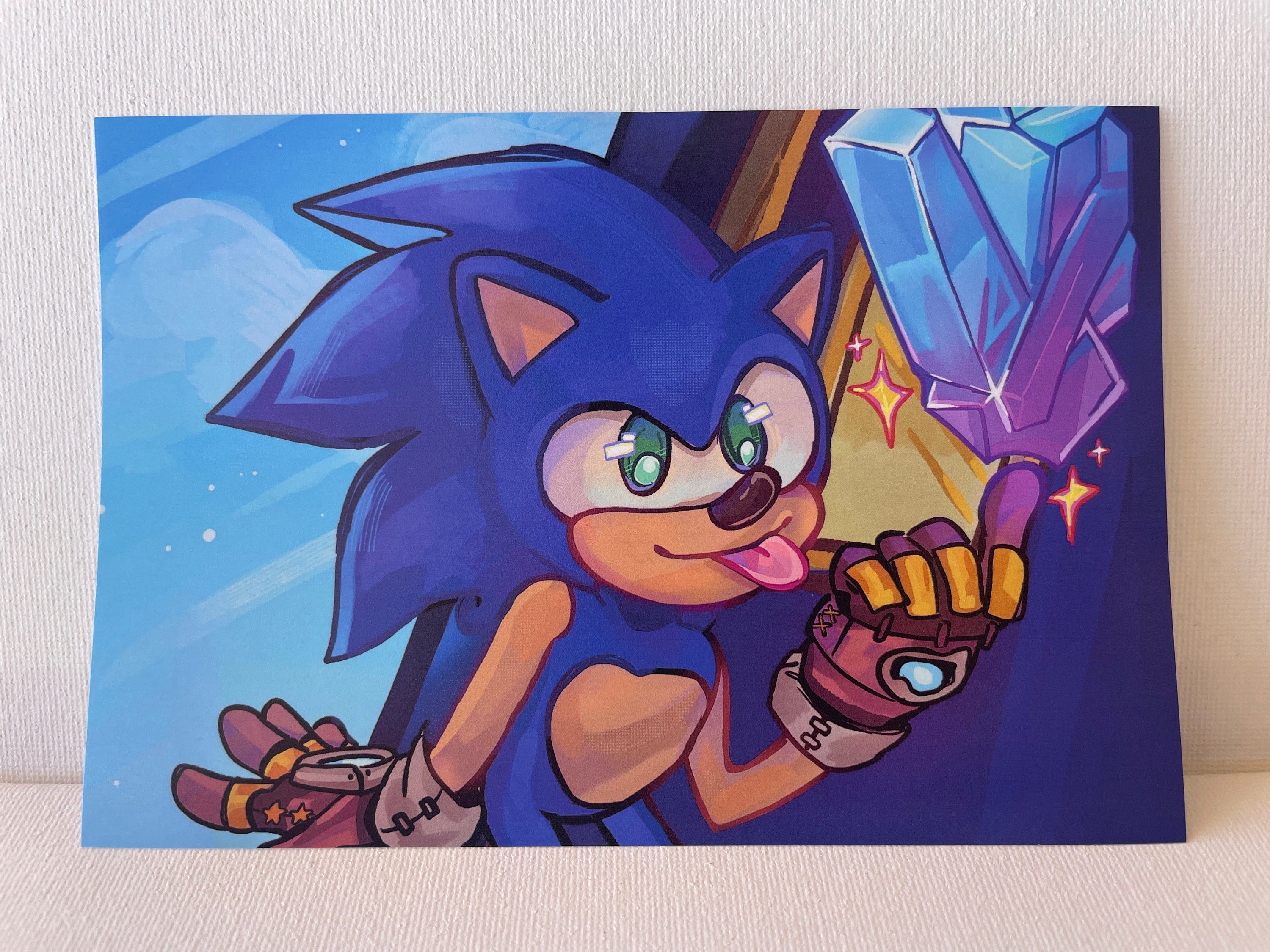 Sonic Prime Print || 4x6 Inch Print Sonic the Hedgehog - Etsy