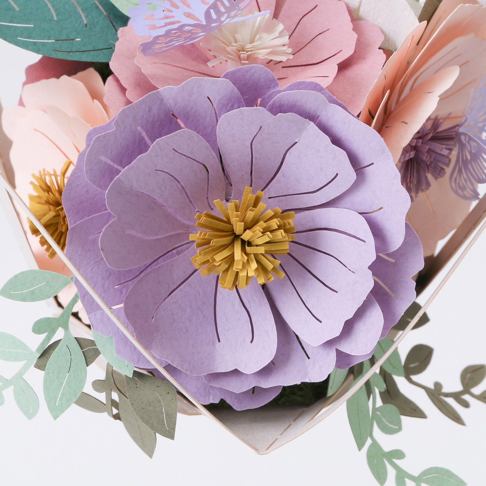 Fairy Terrarium Flowers DIY, Paper Craft, Paper Terrarium Kit ...