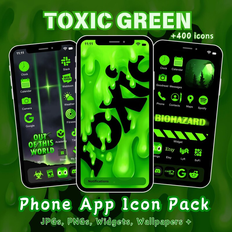 Green App Icons - Etsy