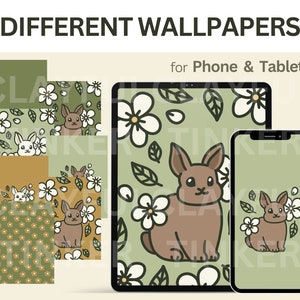 Ios App Icon Pack Cottagecore Bunny Cute Icons for iPhone Android ...