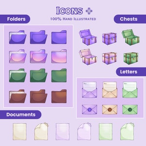 Archer's Quest Computer Icon Pack Desktop Theme MMORPG Aesthetic Gaming ...