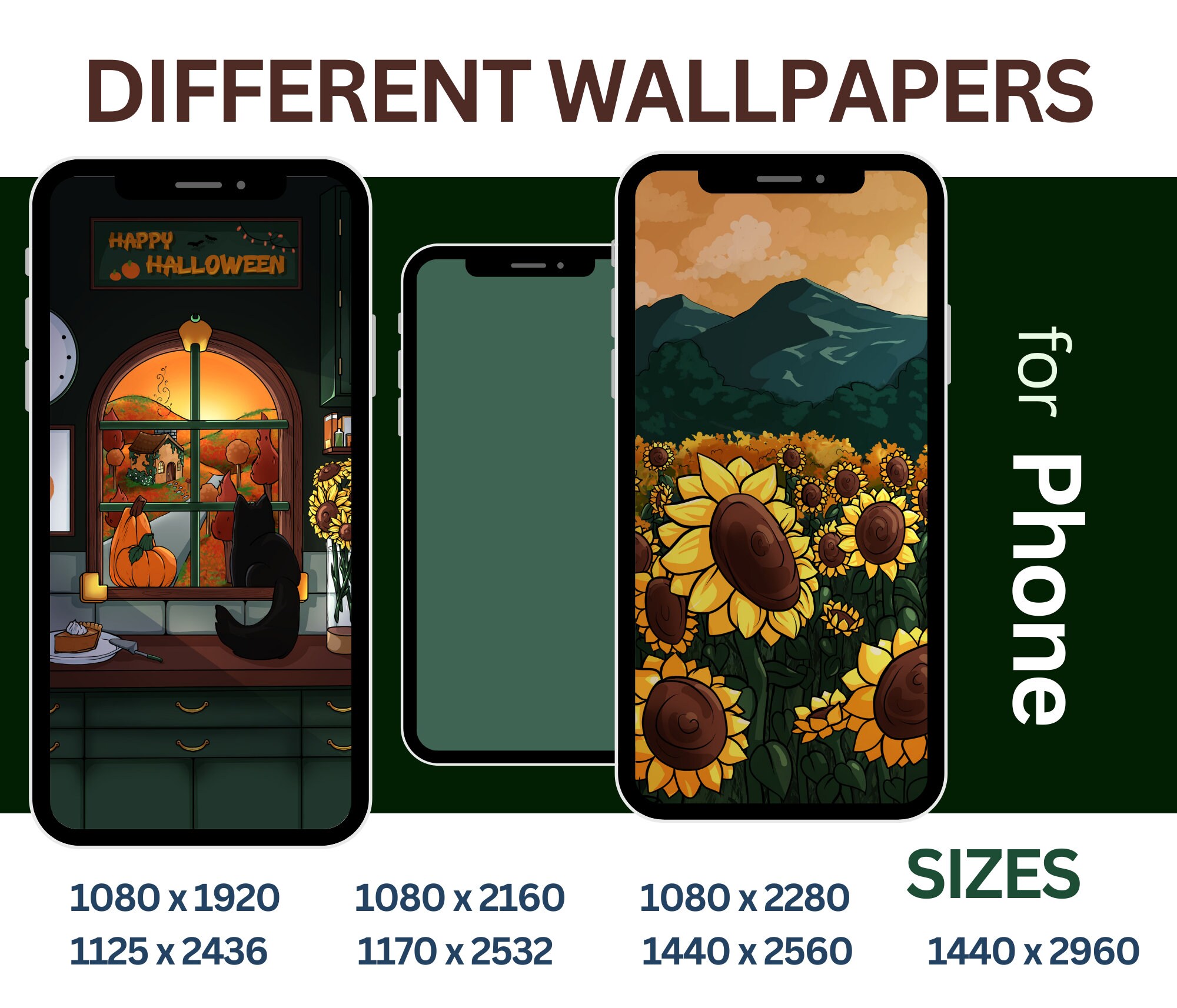 Fall Sunflower Icons for Ios iPhone Android Autumn Floral App Icon Pack ...