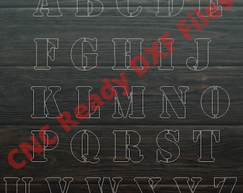Plasma Cutting Dxf Letters - Etsy