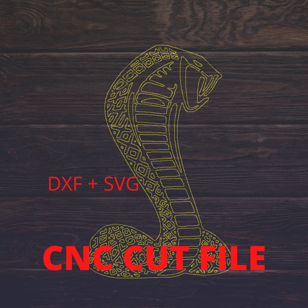 Cobra DXF and SVG Cut File for CNC Plasma Laser Cutting - Etsy Finland