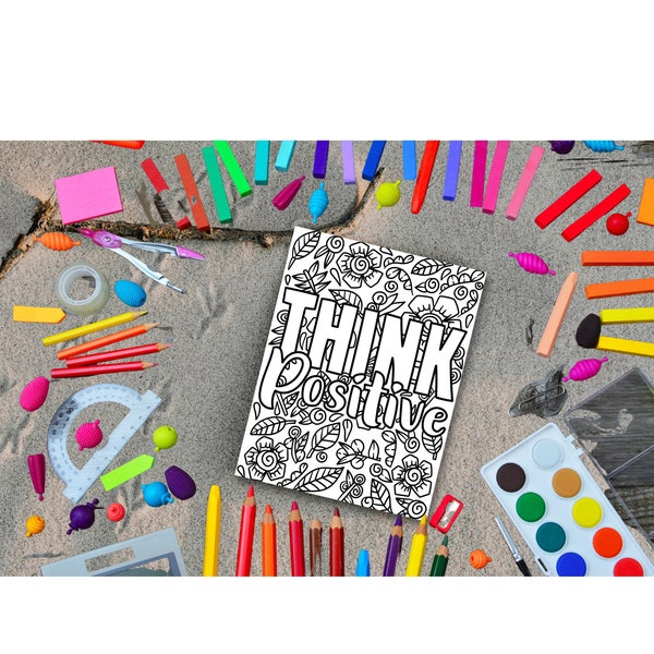 Manifestation Coloring Page - Etsy