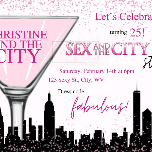 Sex And The City Themed Confetti Etsy