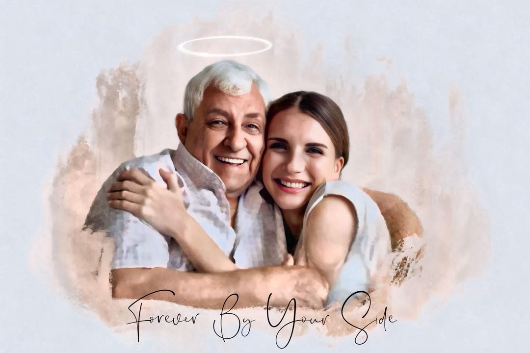 Custom Photo Merge Gift, Memorial Photo, Photo Editing Service, Loved ...