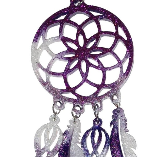 Dreamcatcher Keychain - Etsy
