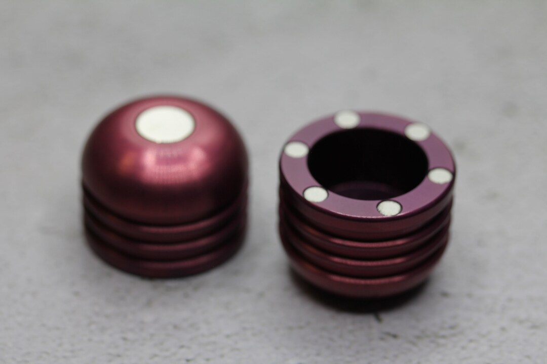 Fidget Pill Aluminium Purple Anodised EDC Haptic Modular Toy - Etsy