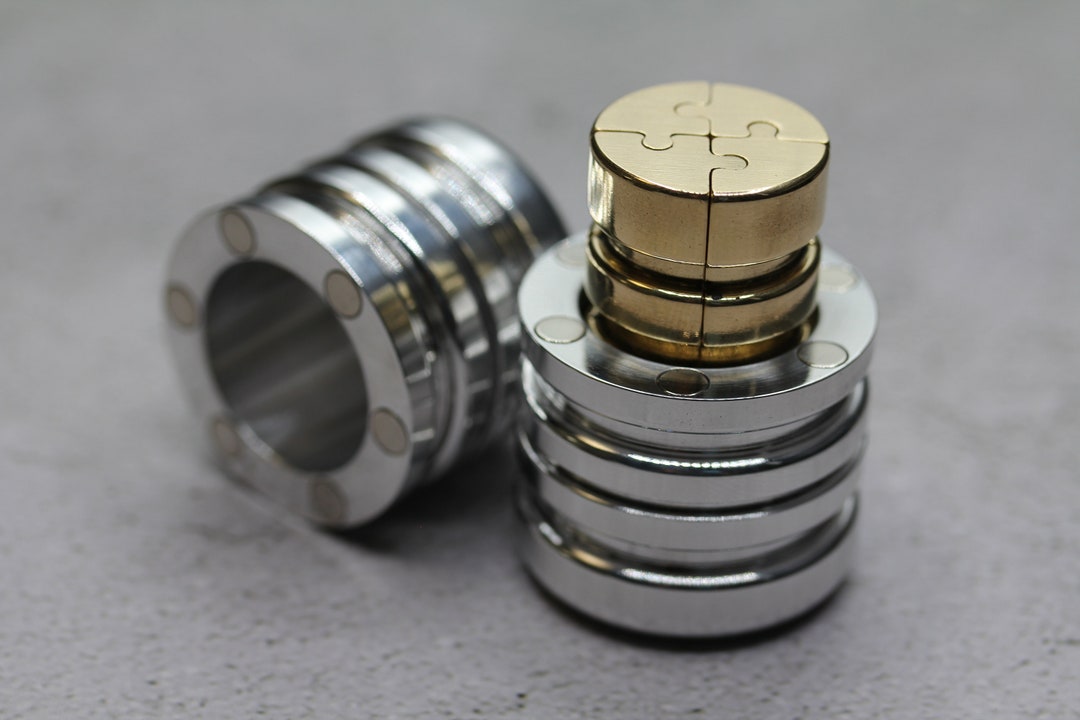Helix Fidget Capsule Solid Aluminium EDC Haptic Modular - Etsy