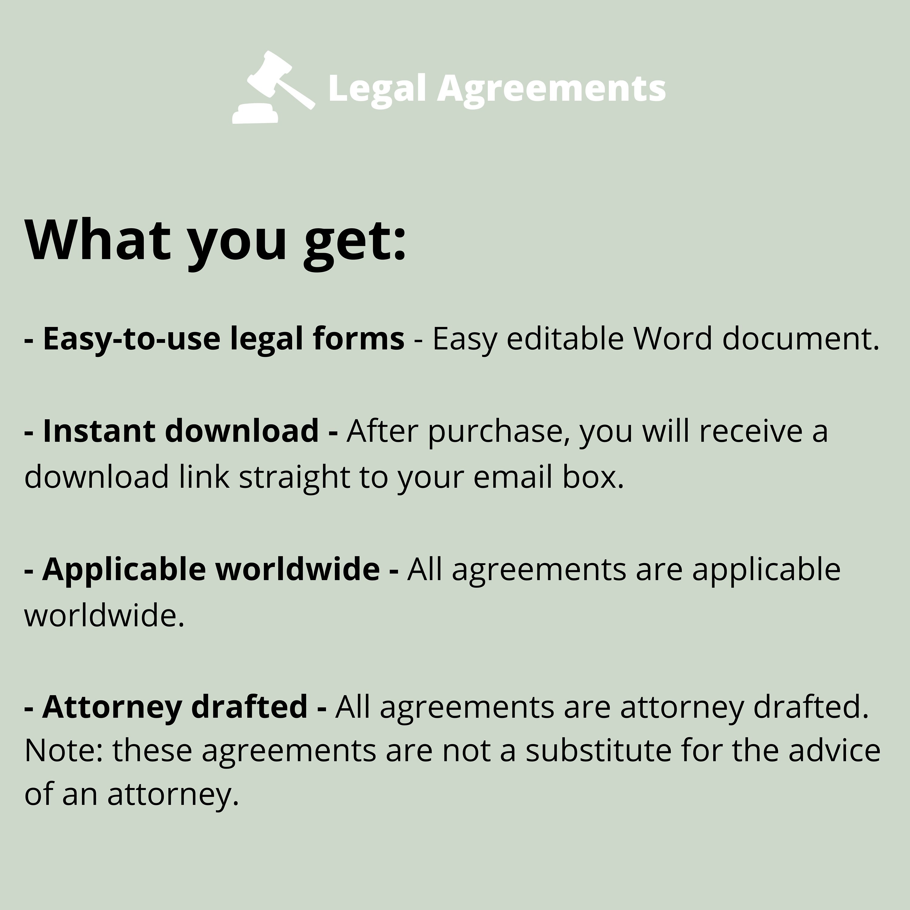 Loan Facility Agreement | Instant Download | Facility Contract | Loan ...