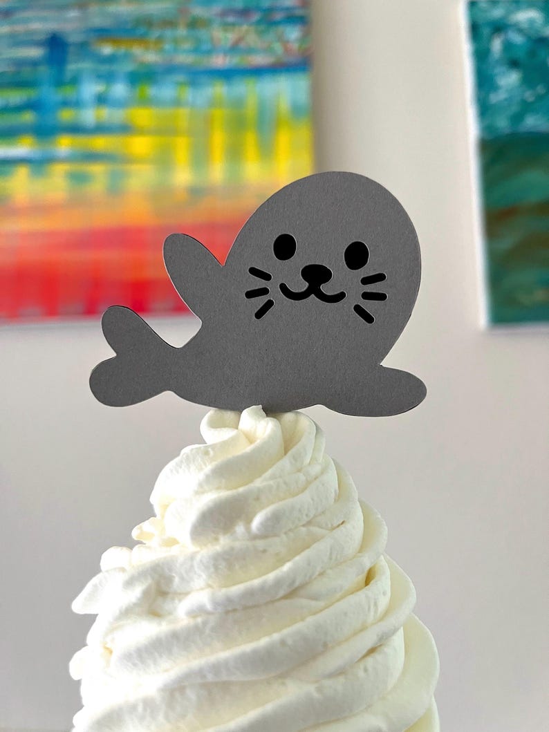 Seal Birthday, Aquarium Party, Oneder the Sea, Seal Pup Baby Shower ...