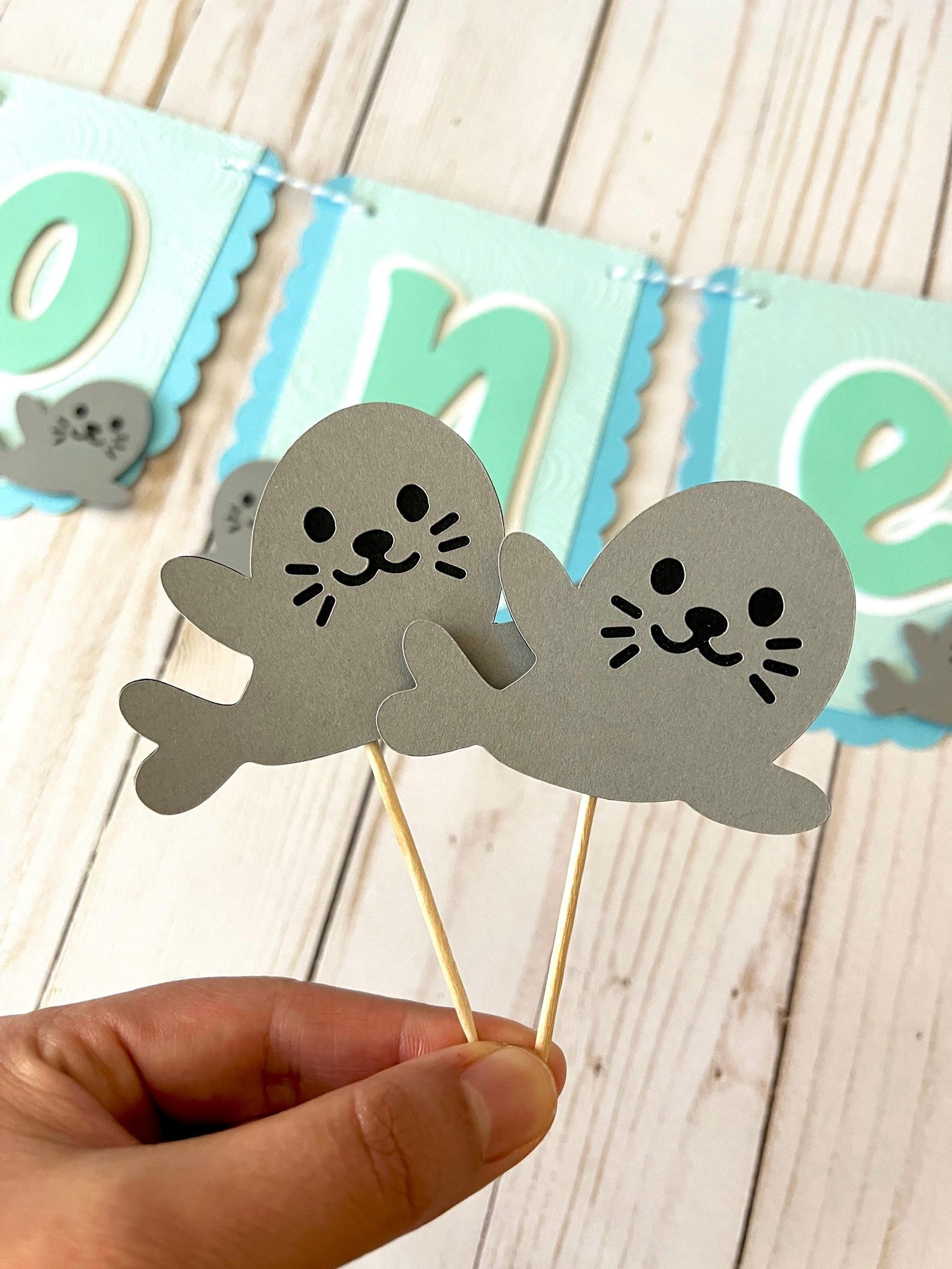 Seal Birthday, Aquarium Party, Oneder the Sea, Seal Pup Baby Shower ...