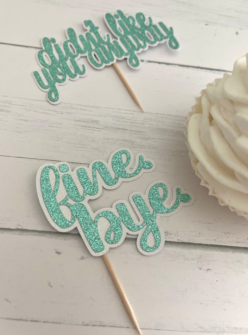 Moving Donut Leave Theme Cupcake Toppers - Coworker Farewell - Funny ...