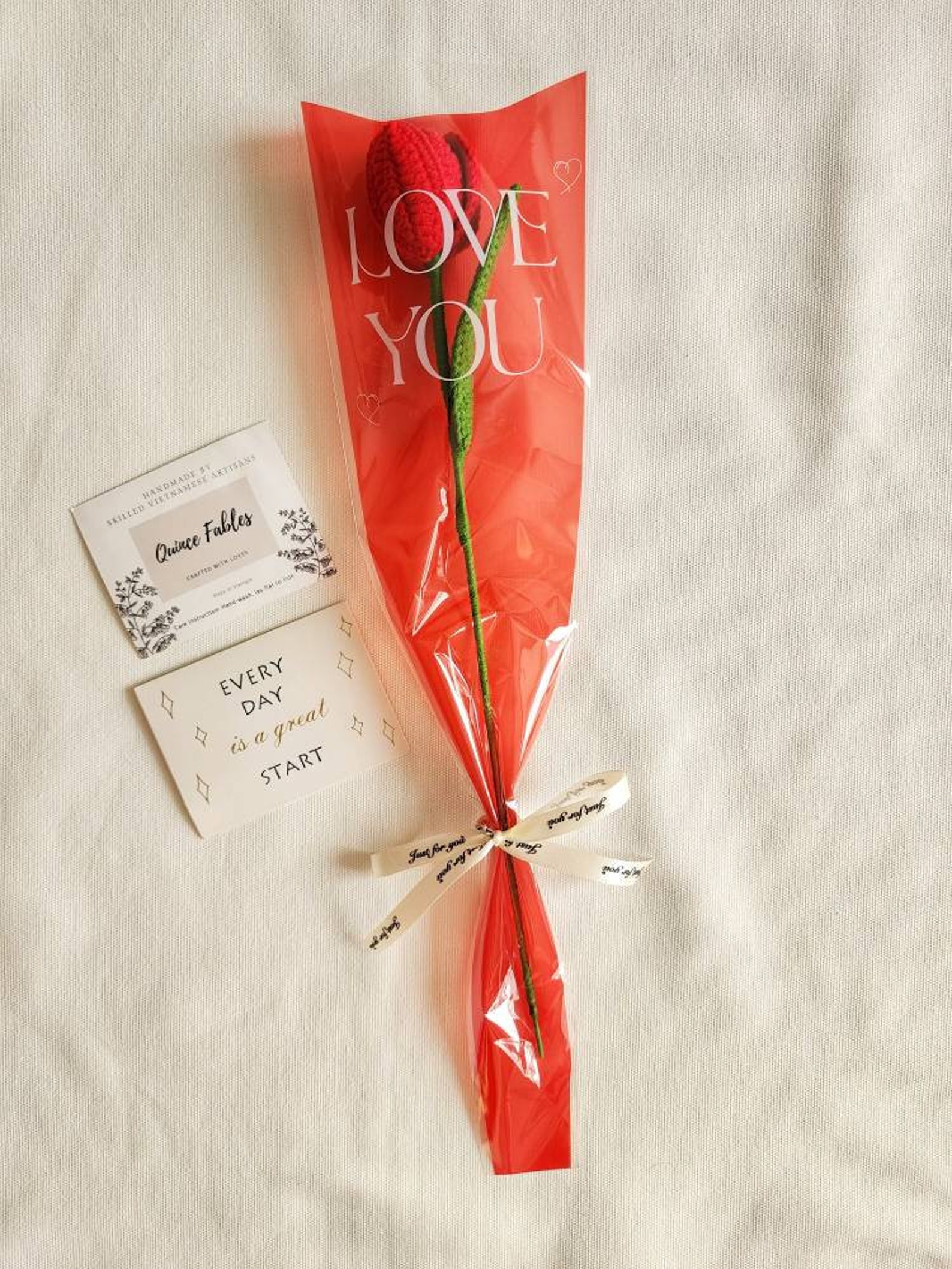 Single Flower Bouquet WRAPPING SERVICE Flower NOT Included - Etsy