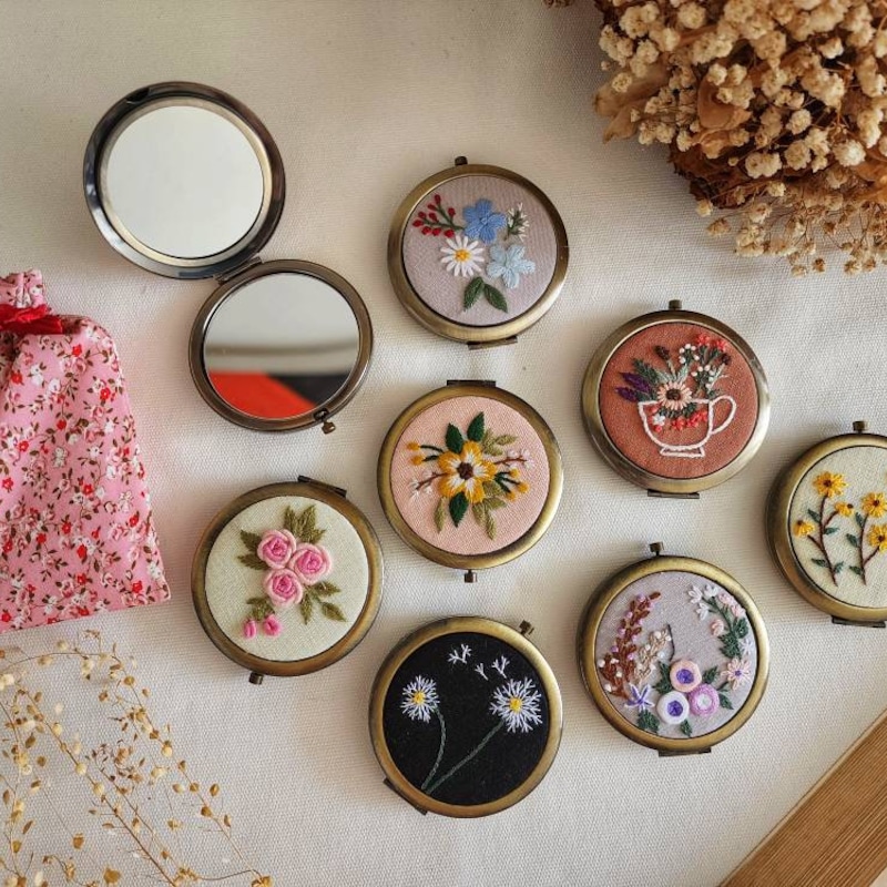 Kawaii Compact Mirrors - Etsy