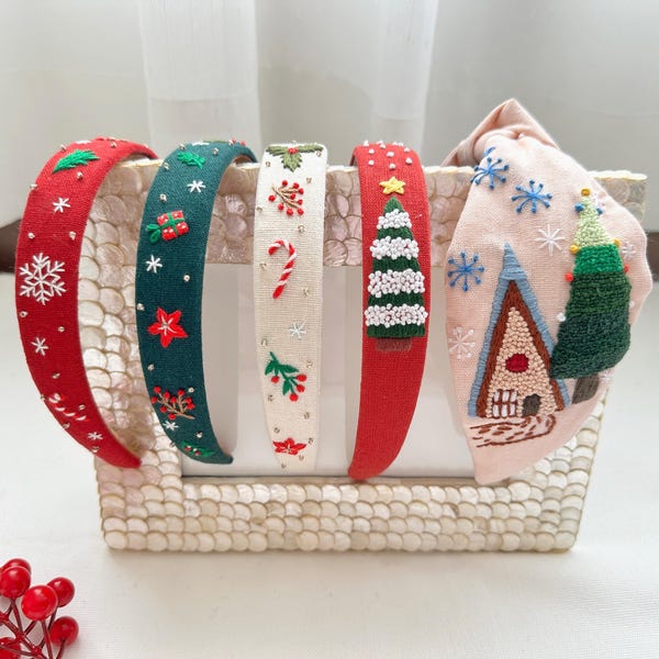 Christmas Headbands - Etsy
