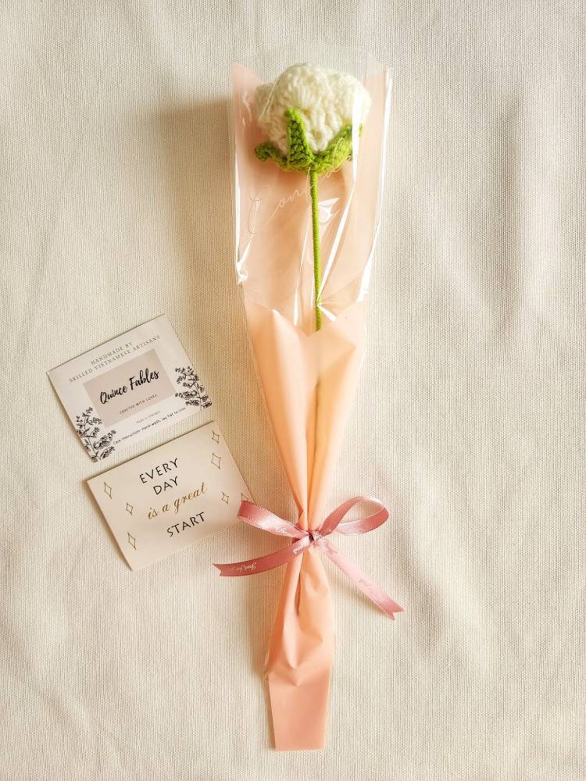 Single Flower Bouquet WRAPPING SERVICE Flower NOT Included - Etsy