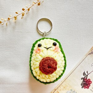 Handmade Crochet Fruit Keychain, Cherry Carrot Avocado Strawberry ...