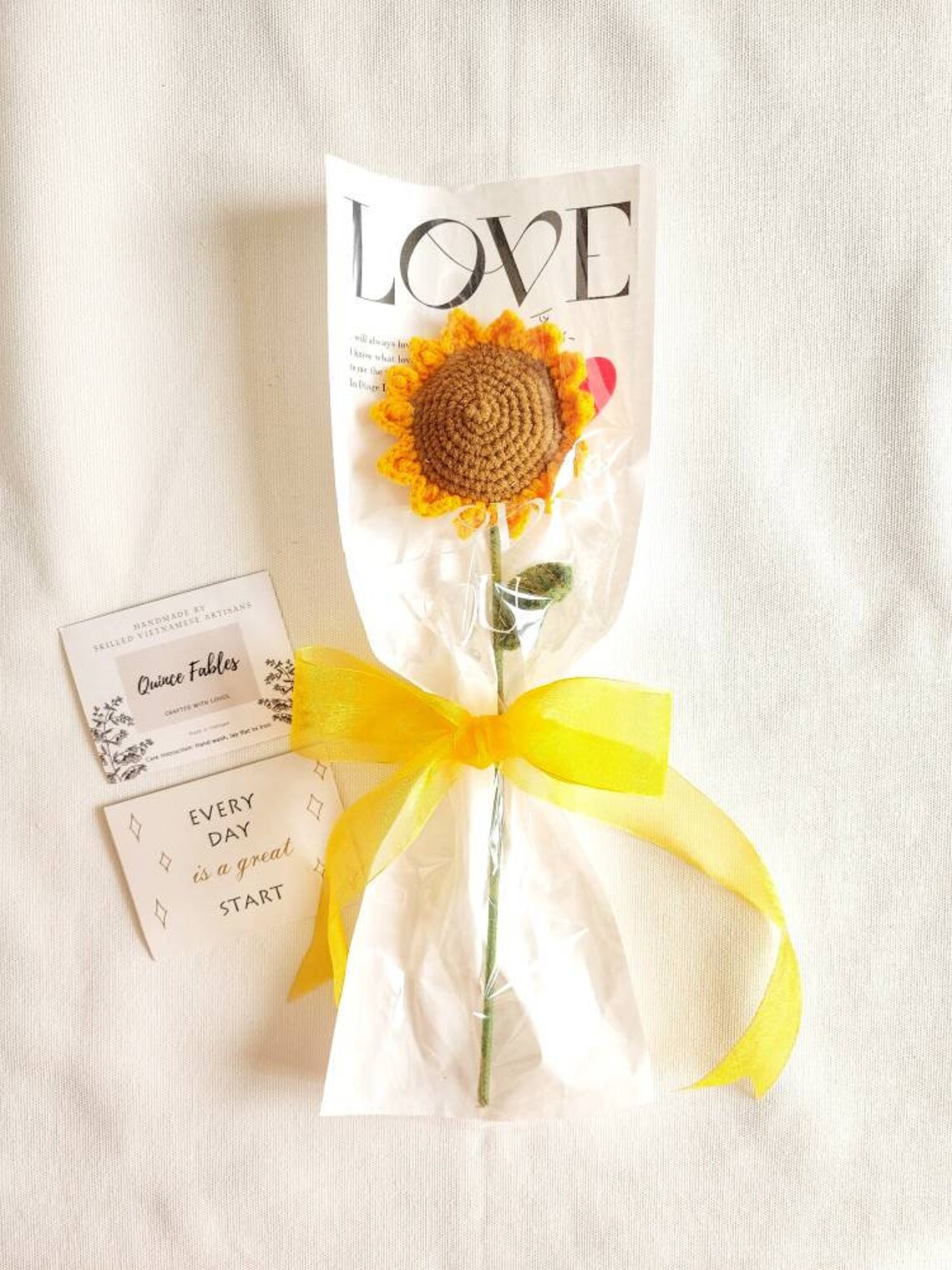 Single Flower Bouquet WRAPPING SERVICE Flower NOT Included - Etsy