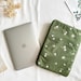 Hand-embroidered Laptop Cover, Cute Laptop Sleeves, Small Daisies ...