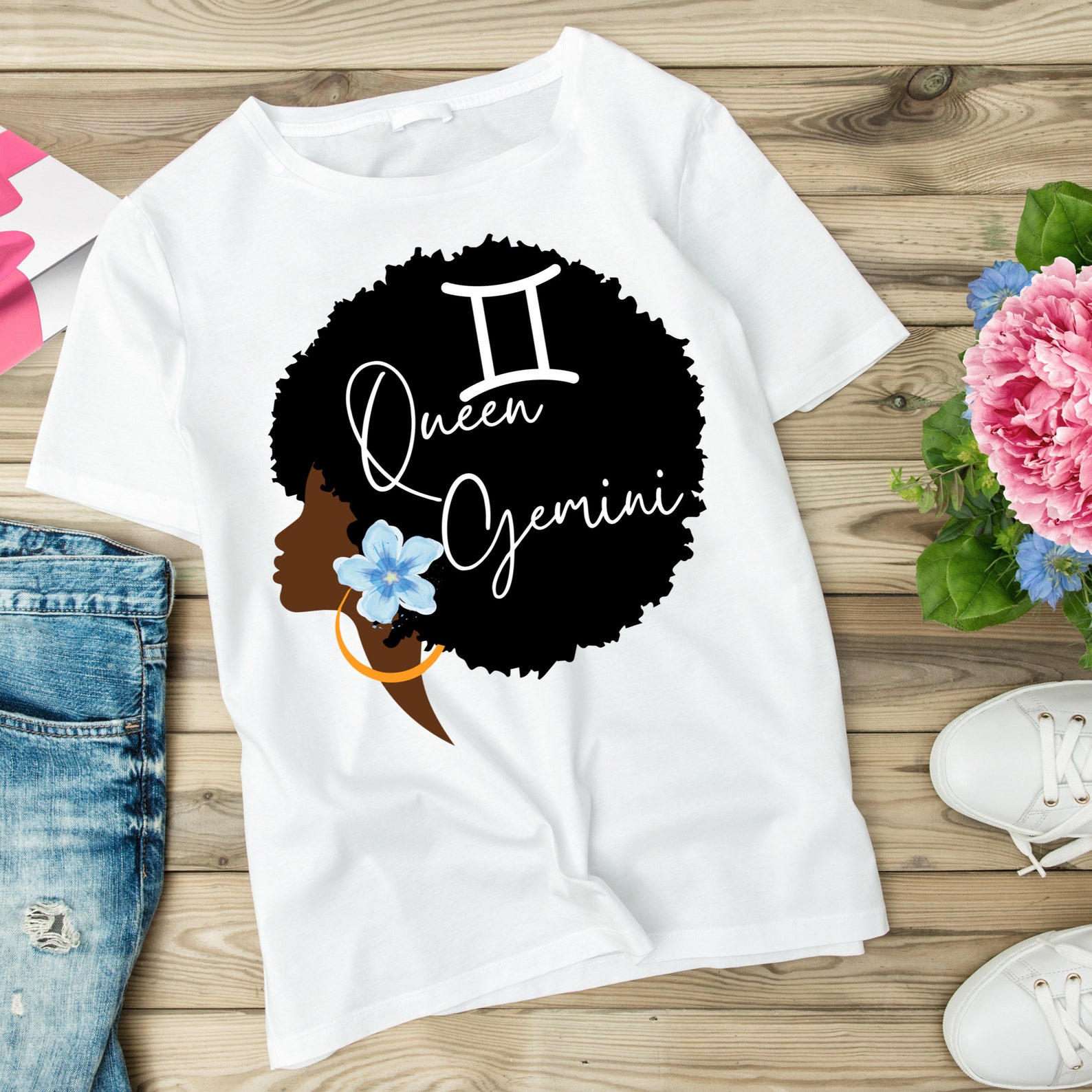 Queen Gemini, African Women, Zodiac Sign SVG, Horoscope SVG Png, Cricut ...